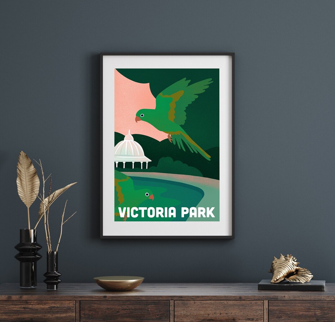 Victoria Park - A3 Poster Print - Etsy UK