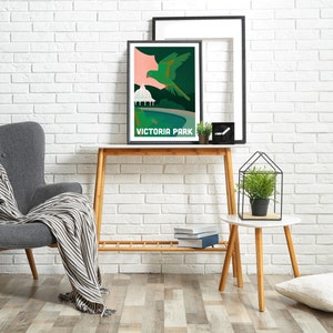 Victoria Park - A3 Poster Print - Etsy UK