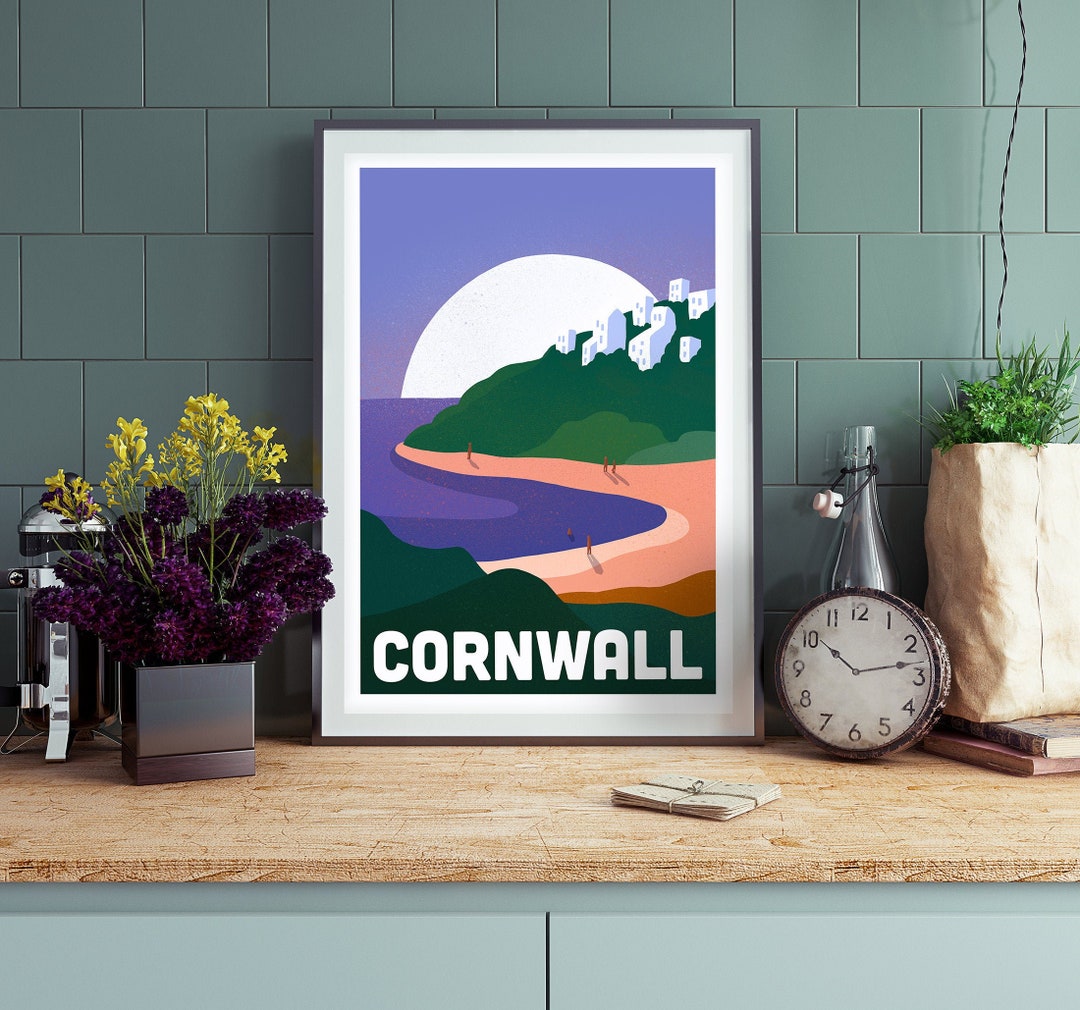 Cornwall - A3 Poster Print - Etsy