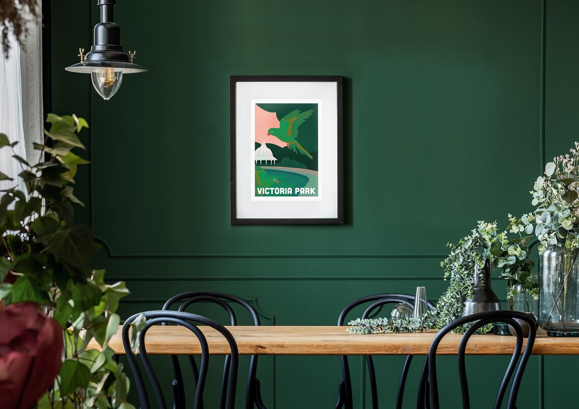 Victoria Park - A3 Poster Print - Etsy UK