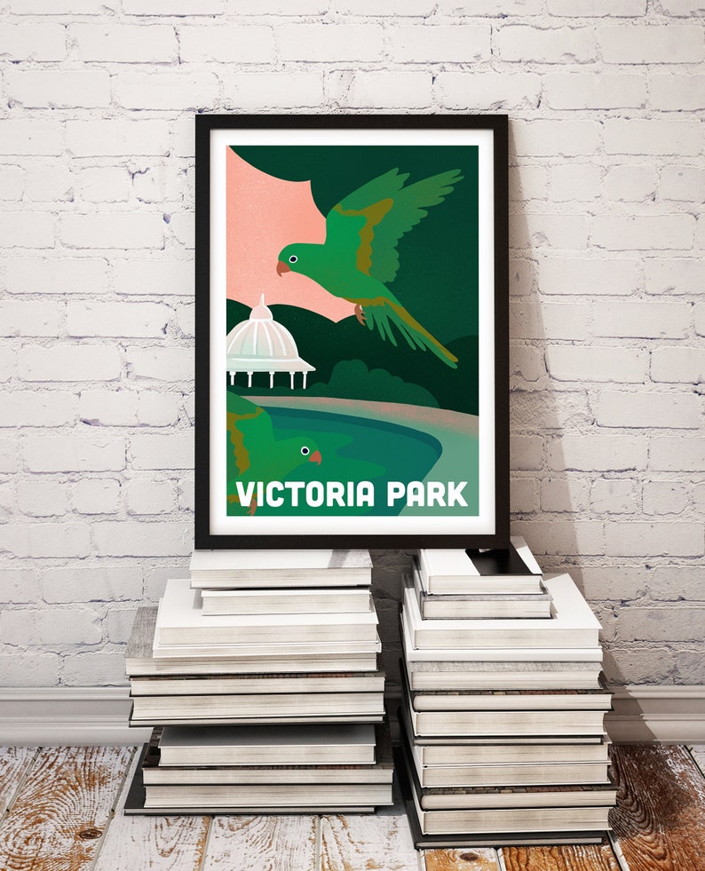 Victoria Park - A3 Poster Print - Etsy UK