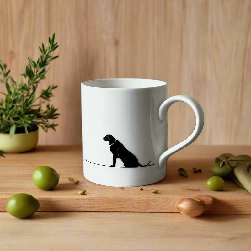 Fine China Mug Labrador - Etsy UK