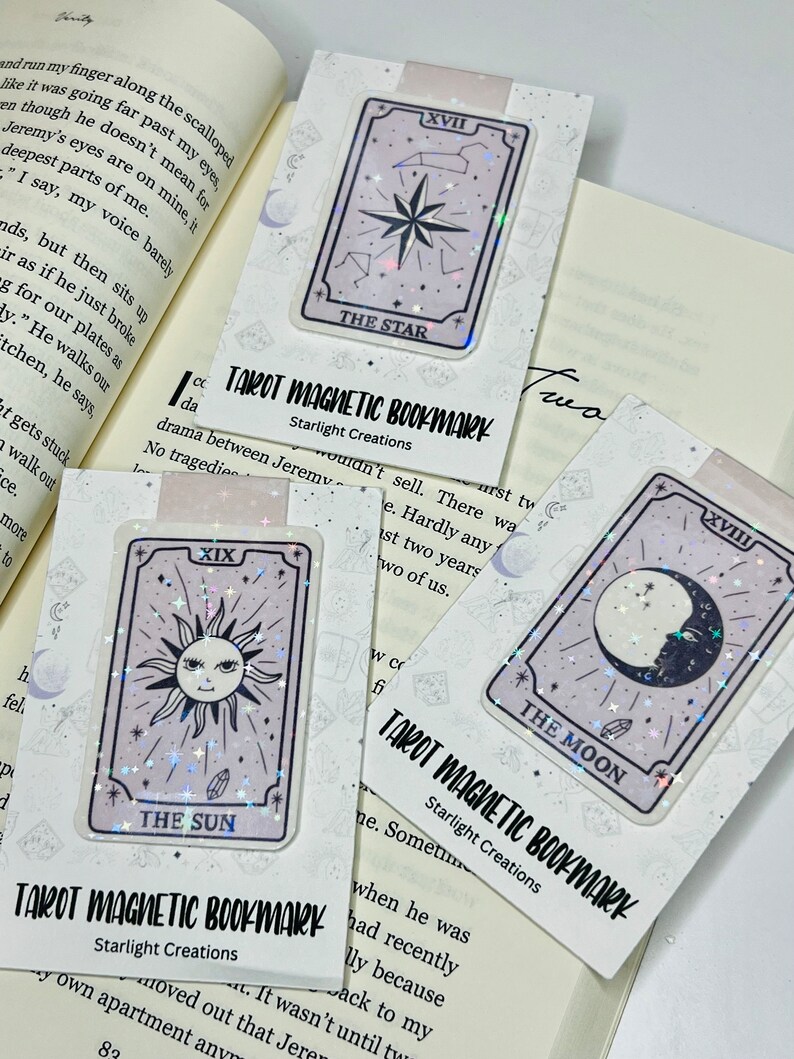 Tarot Card Magnetic Bookmark - Etsy
