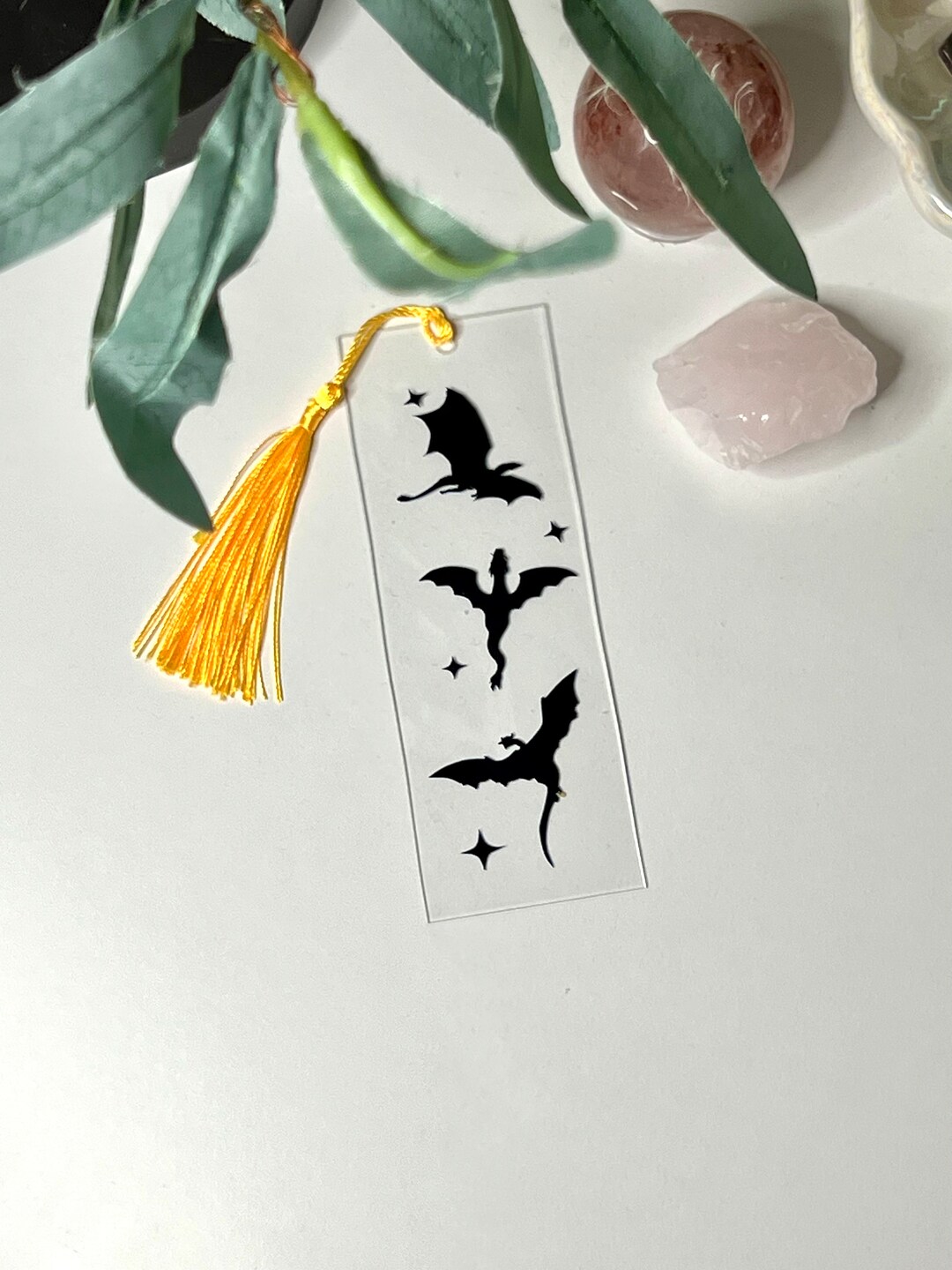 Dragon Inspired Acrylic Bookmark - Etsy
