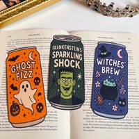 Ghost and Pumpkin Bookmark | Crochet Bookmark | Halloween Accessory - Etsy
