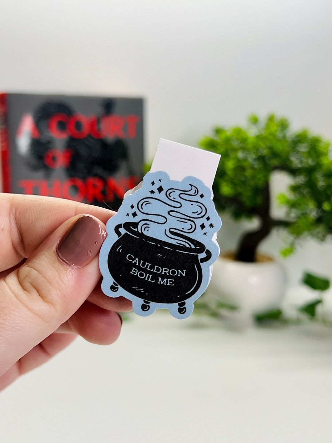 Cauldron Boil Me ACOTAR Themed Magnetic Bookmark - Etsy