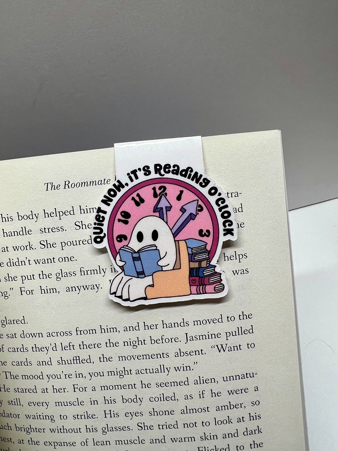 Quiet Now Its Reading Oclock Magnetic Bookmark - Etsy