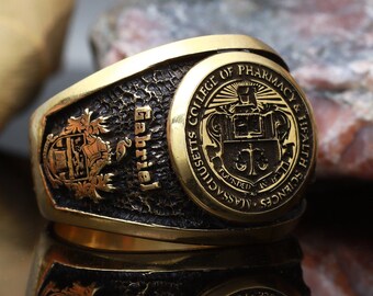 College Class Ring - Etsy