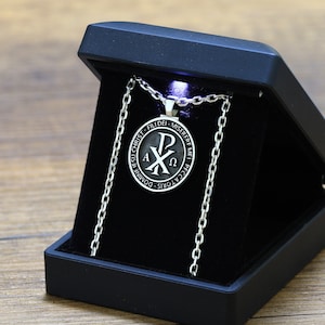Chi Rho Necklace Pendant, Chi-rho XP Necklace, Christian Jewelry ...