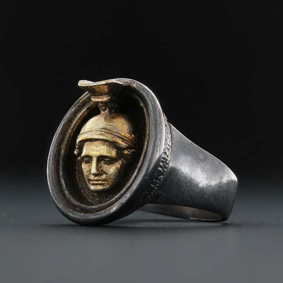 Ancient Roman Ring , Roman Soldier Ring , Sterling Silver Ring for ...