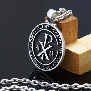 Chi Rho Necklace Pendant, Chi-rho XP Necklace, Christian Jewelry ...
