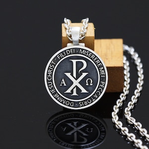 Chi Rho Necklace Pendant, Chi-rho XP Necklace, Christian Jewelry ...