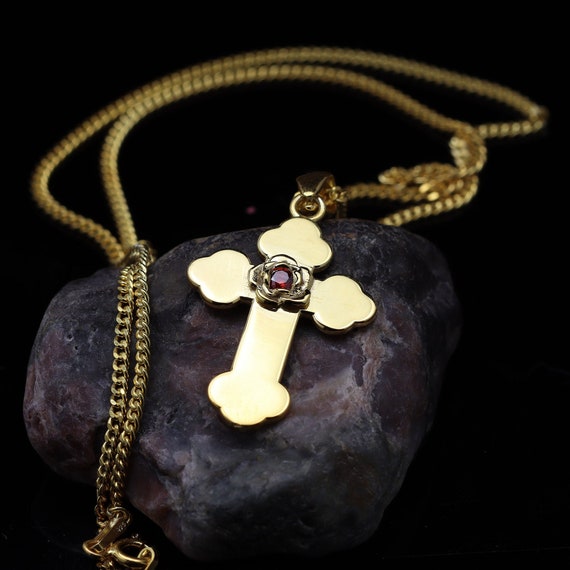 Rose Cross Necklace , Rosicrucian Order pendant , Masonic Christian ...