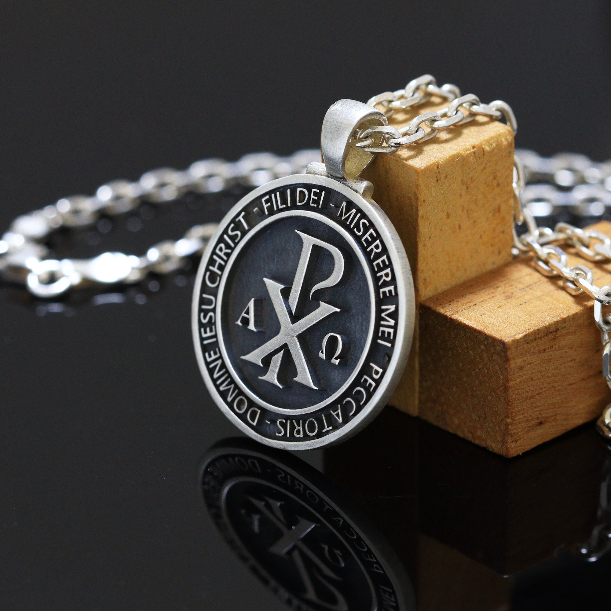 Chi Rho Necklace Pendant, Chi-rho XP Necklace, Christian Jewelry ...