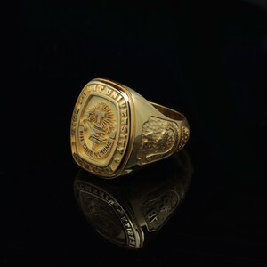 Custom Sterling Silver College Class Ring, Graduation Gift - Etsy