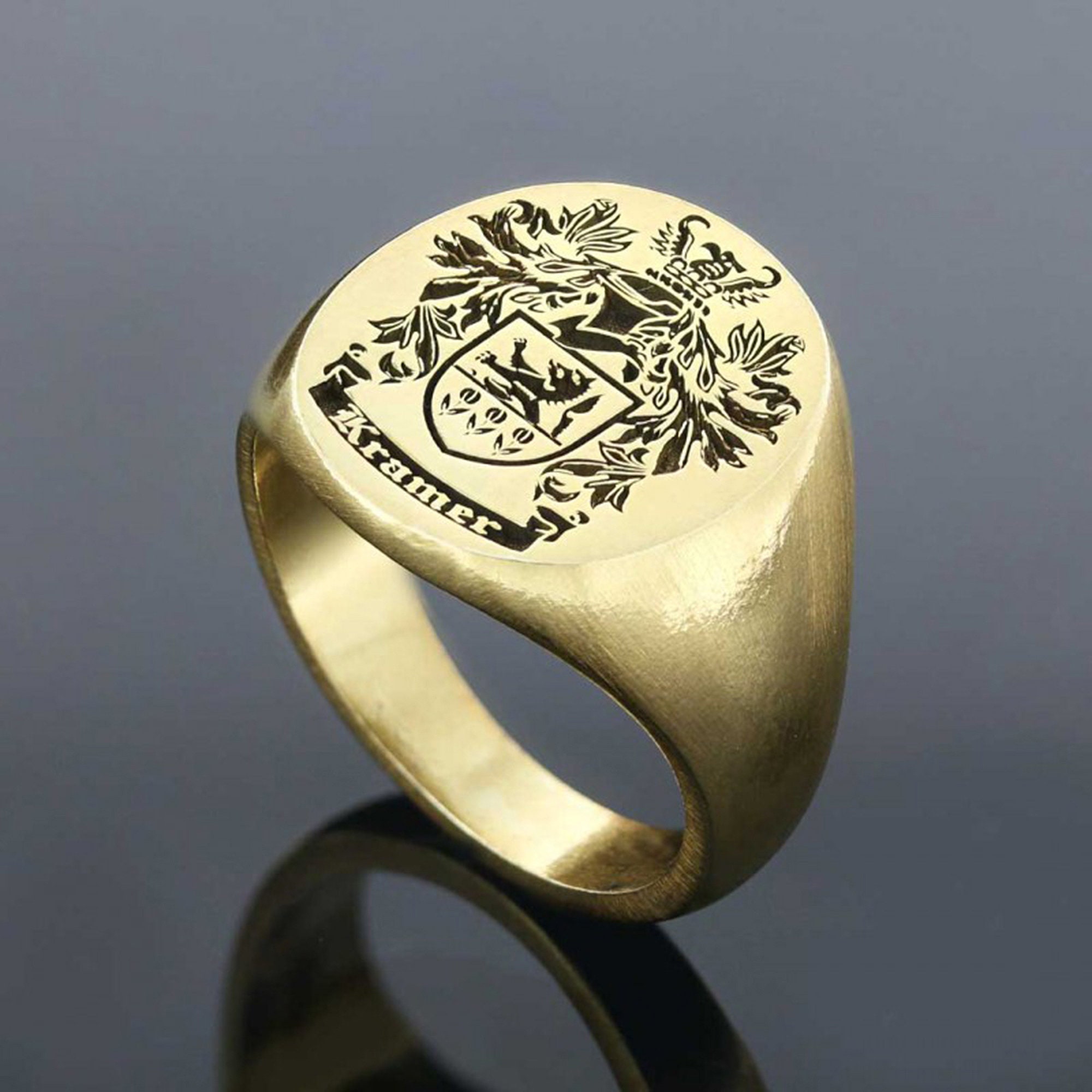 Coat of Arms Ring Family Crest Rings Custom Crest Jewelry - Etsy Australia