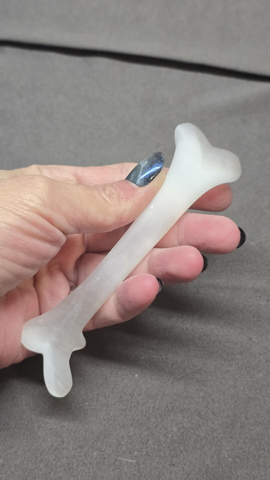 Selenite Satin Spar Crystal Bone Carving, Bone, Crystal Bone ...