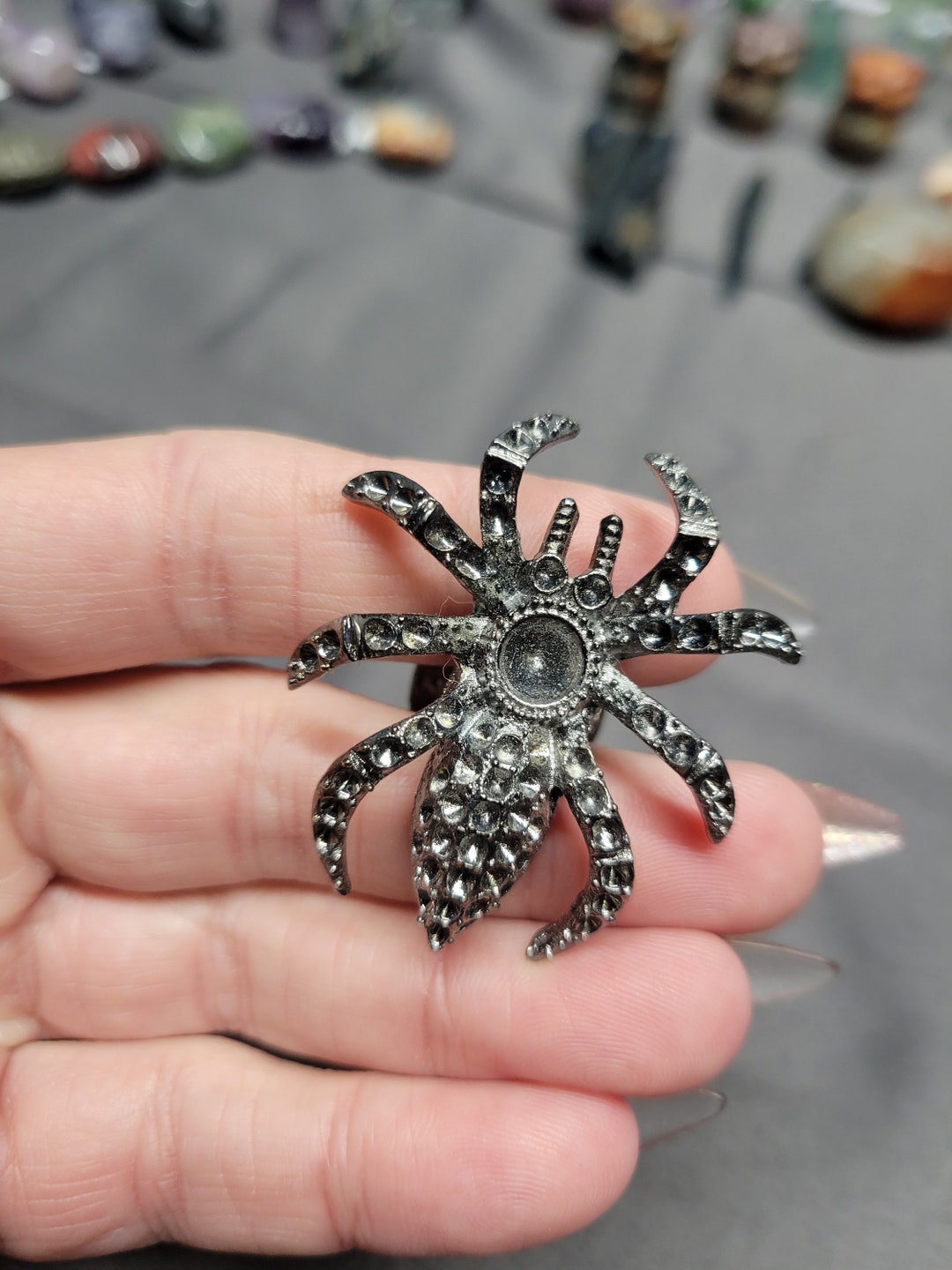 Spider Sphere Stand, Crystal Sphere Stand, Spider, Small Sphere Stand ...