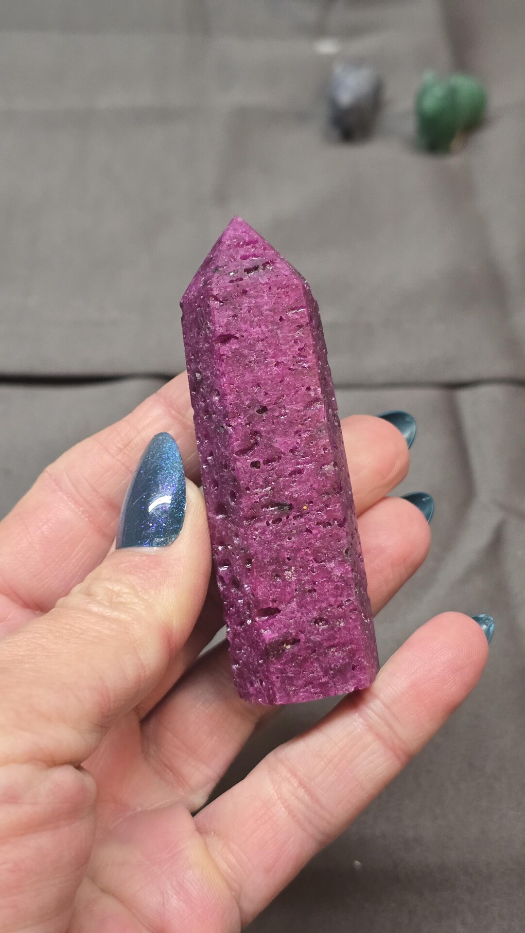Ruby Honeycomb Crystal Tower, Manmade, Manifestation, Uv-reactive ...