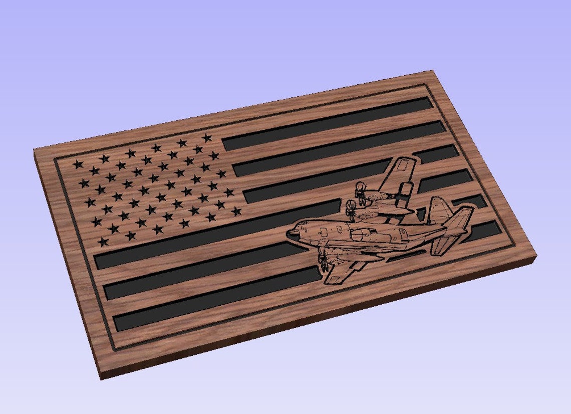 Digital File for Flying C-130 Flag: DFX SVG PDF - Etsy