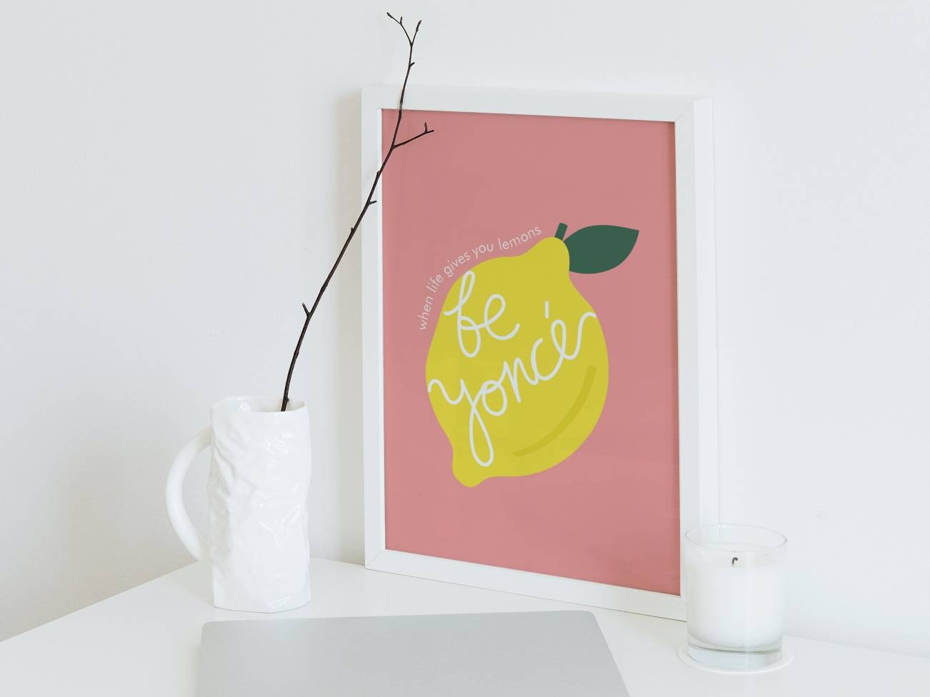 Beyonce Art Print - When Life Gives You Lemons Be Yonce Wall Art sold ...