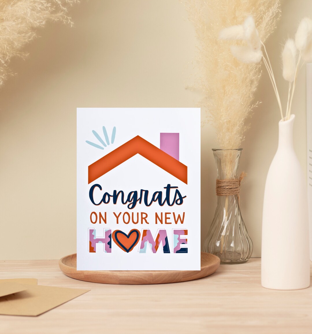 Housewarming Card New House Note Card Congrats on Your New Home - Etsy