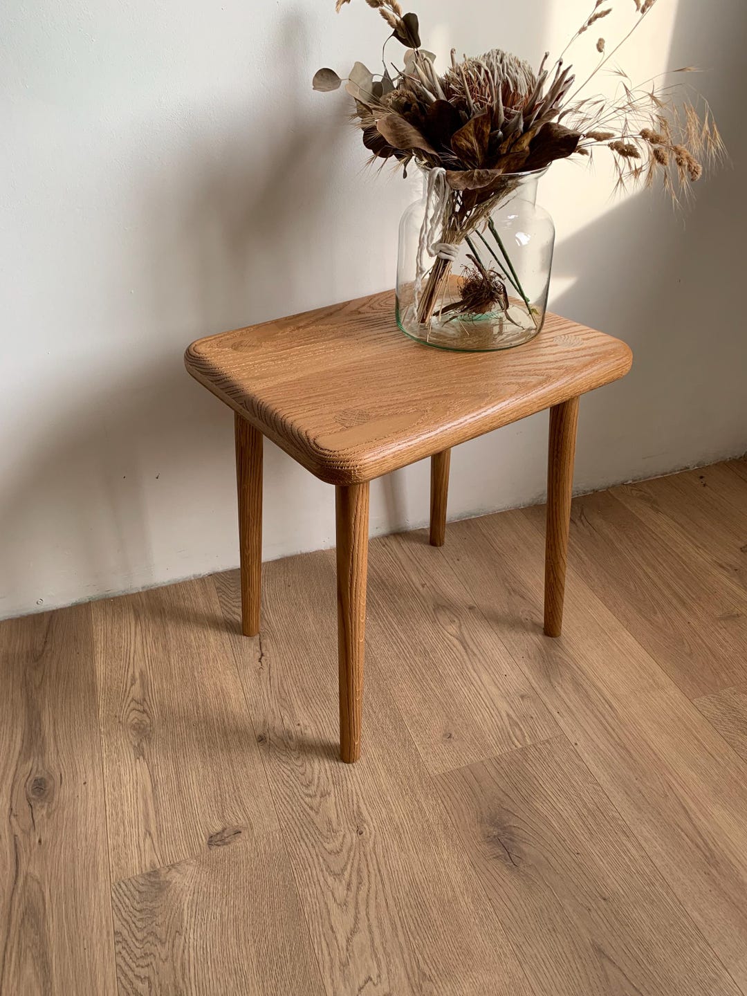 Wooden Bedside Table, Oak Coffee Table, Modern Bedside Table - Etsy