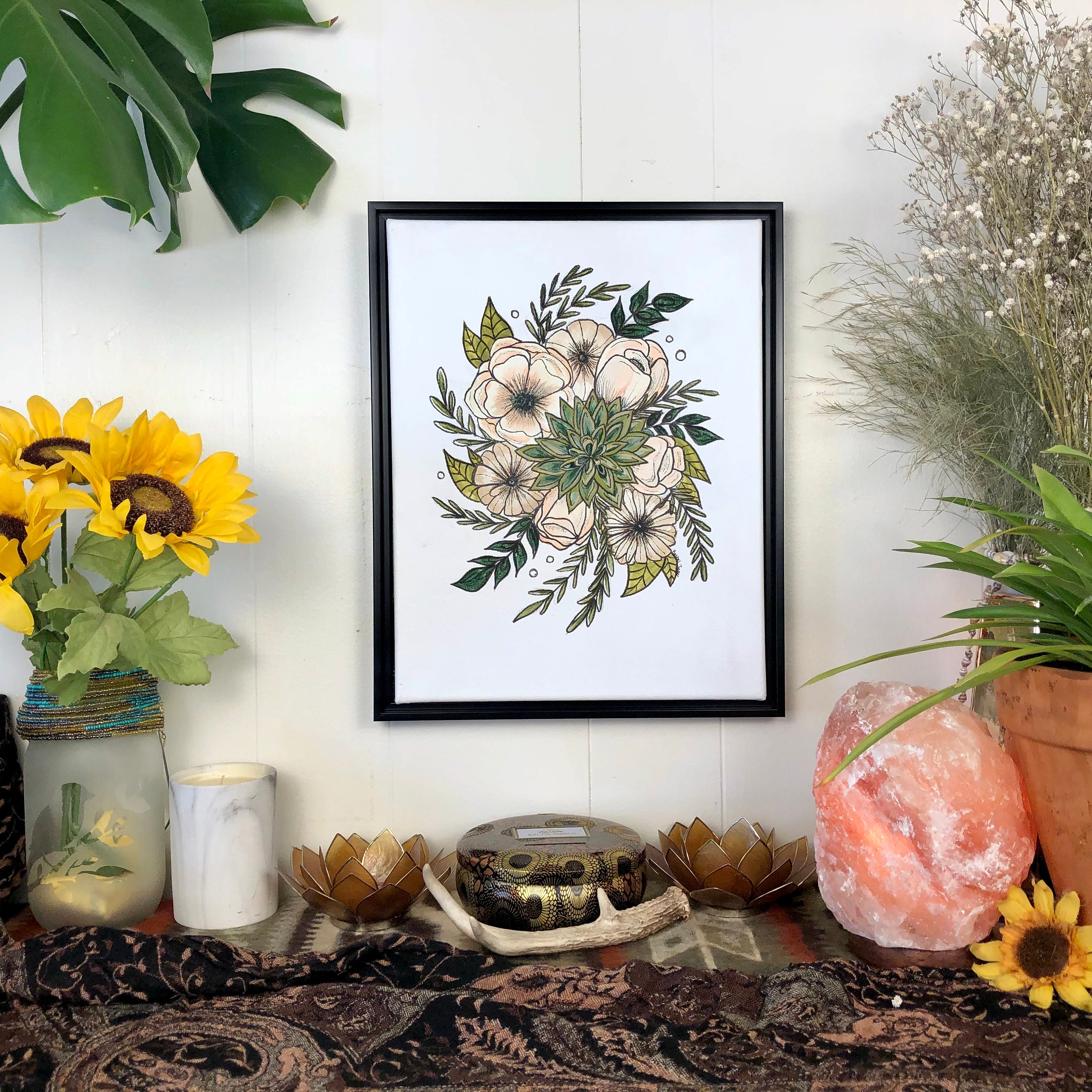 Admire-original Painting/fine Art/floral/painting/ - Etsy