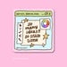 So Many Ideas, Artist Sticker - Etsy