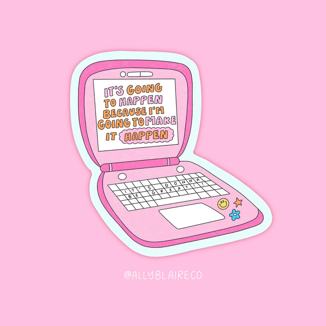 Make It Happen Sticker || Waterproof Sticker || Die-cut Stickers ...