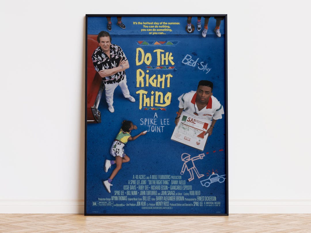 Do the Right Thing - Movie Poster | Digital Download | High Quality ...