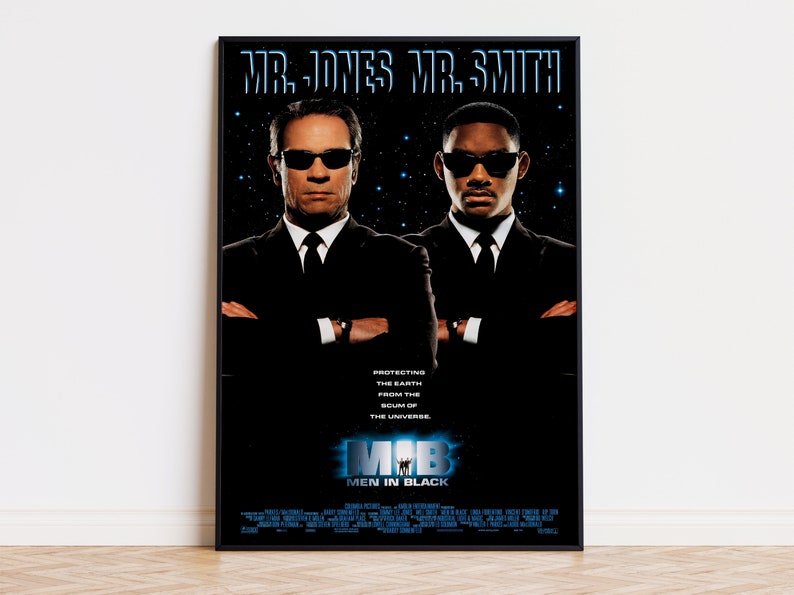 Men in Black Movie Poster Digital Download High Quality Ready to Print ...