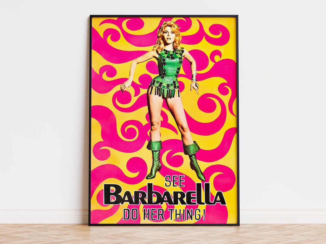 Barbarella - Movie Poster | Digital Download | High Quality Ready to ...
