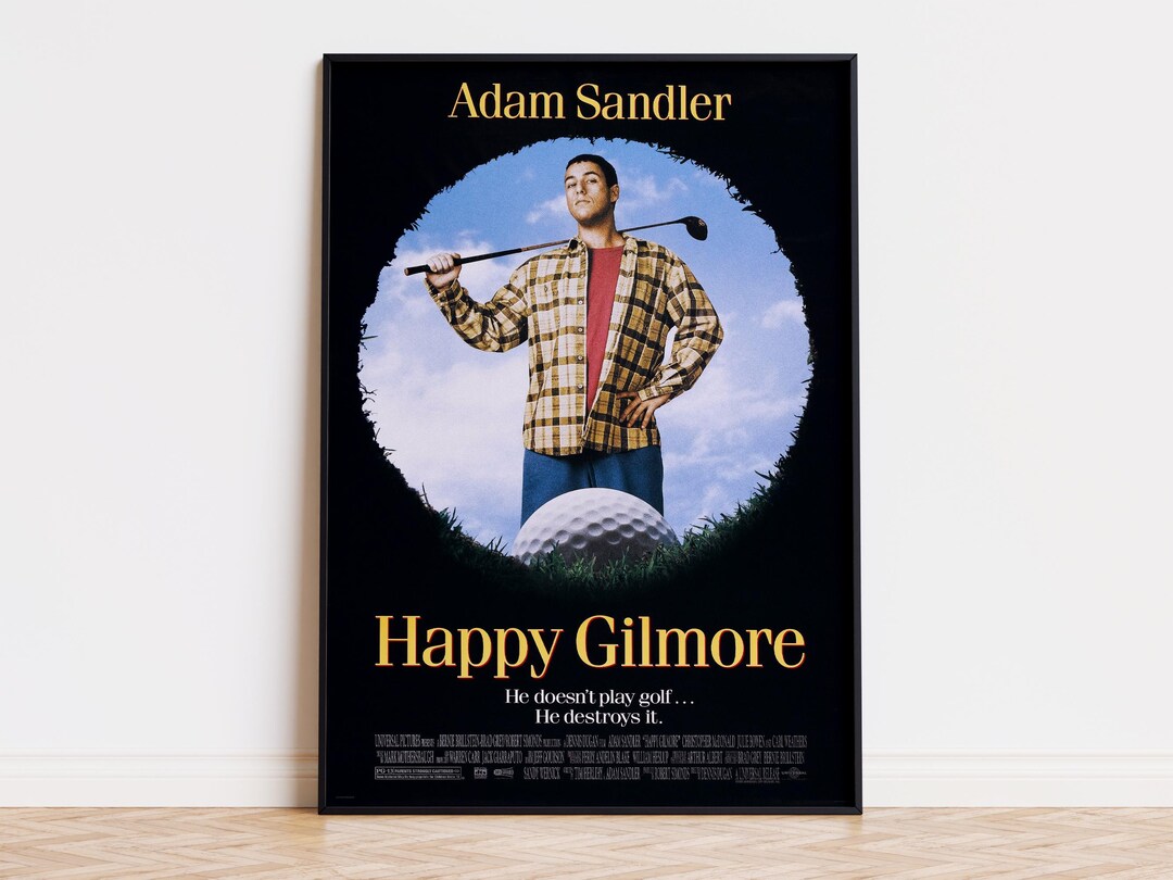 Happy Gilmore - Movie Poster | Digital Download | High Quality Ready to ...