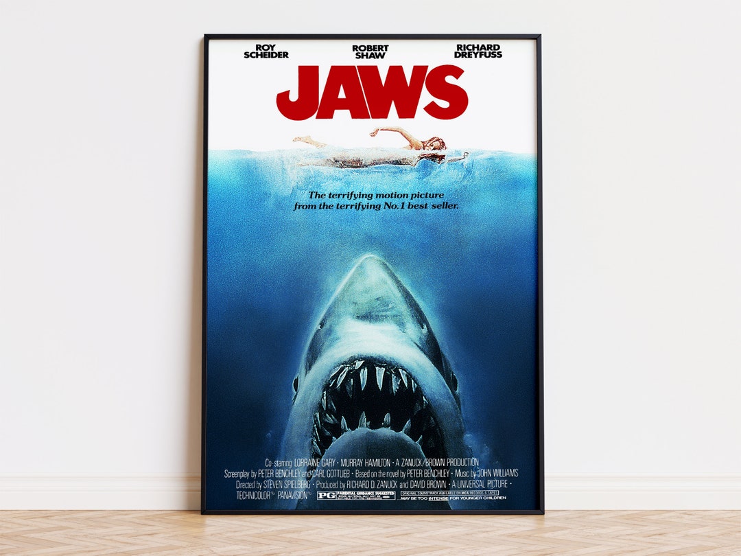 Jaws - Movie Poster | Digital Download | High Quality Ready to Print - Etsy