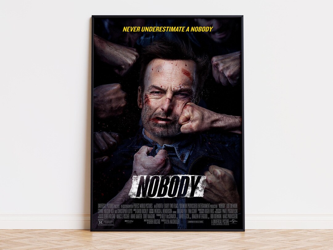 Nobody - Movie Poster | Digital Download | High Quality Ready to Print ...