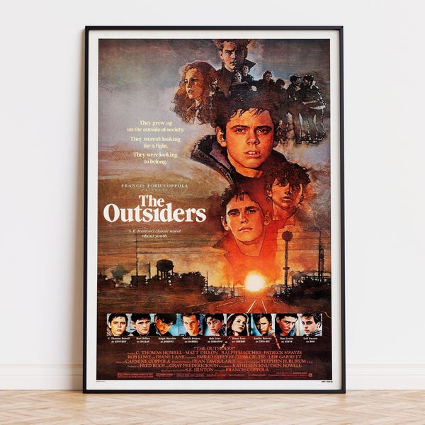 The Outsiders Movie Poster - Etsy