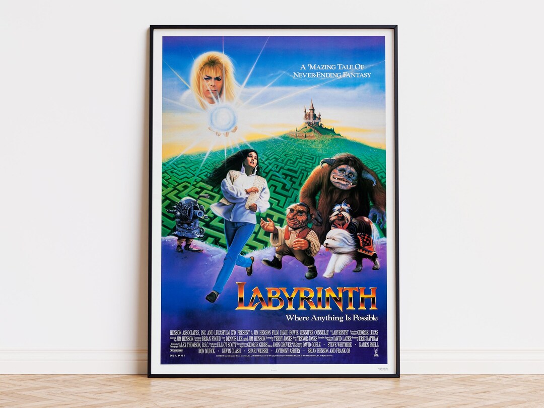 Labyrinth - Movie Poster | Digital Download | High Quality Ready to ...