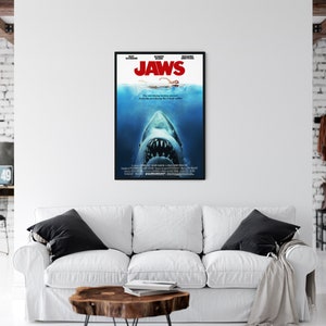 Jaws - Movie Poster | Digital Download | High Quality Ready to Print - Etsy
