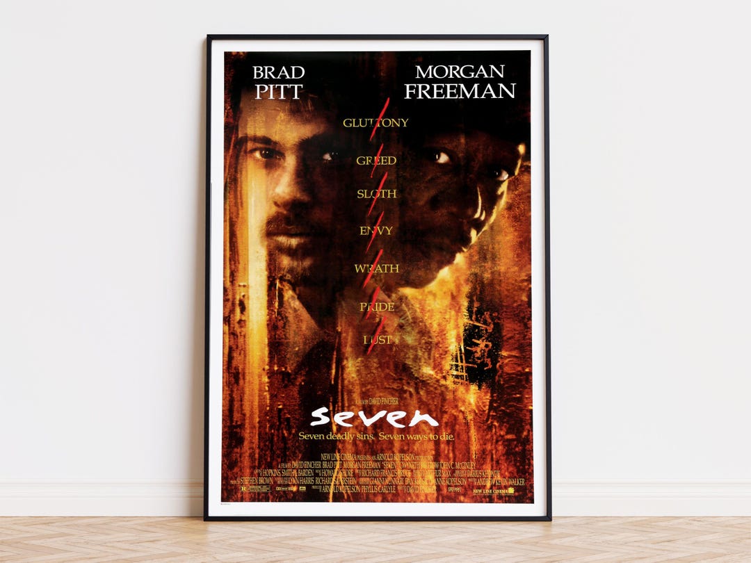 Se7en - Movie Poster | Digital Download | High Quality Ready to Print ...