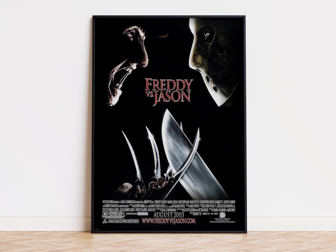 Freddy Vs. Jason - Movie Poster | Digital Download | High Quality Ready ...