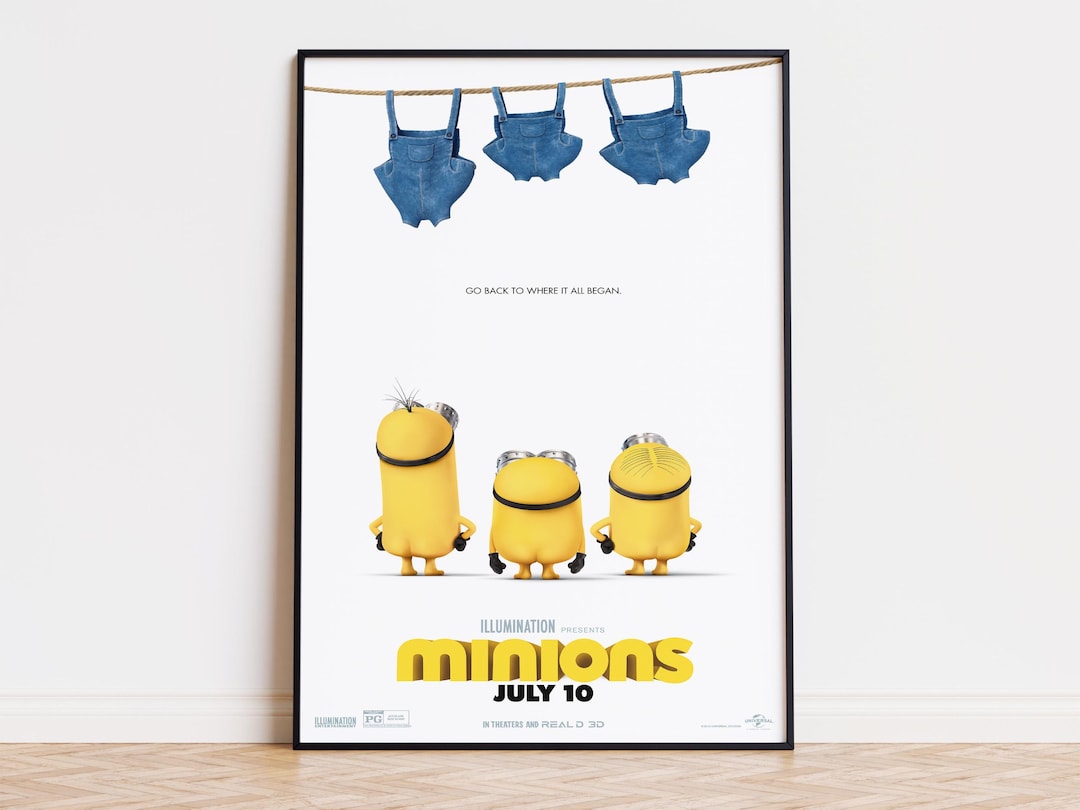 Minions - Movie Poster | Digital Download | High Quality Ready to Print ...
