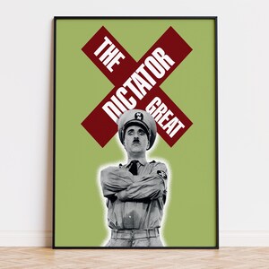 The Great Dictator - Movie Poster | Digital Download | High Quality ...