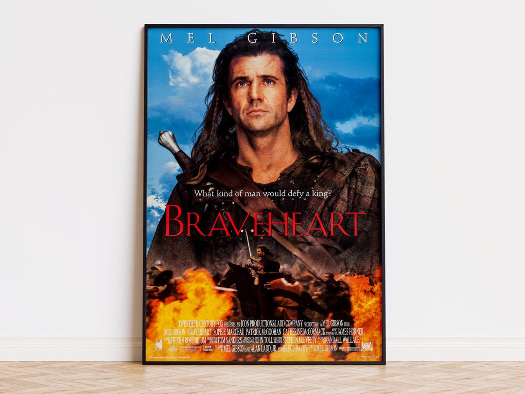Braveheart - Movie Poster | Digital Download | High Quality Ready to ...