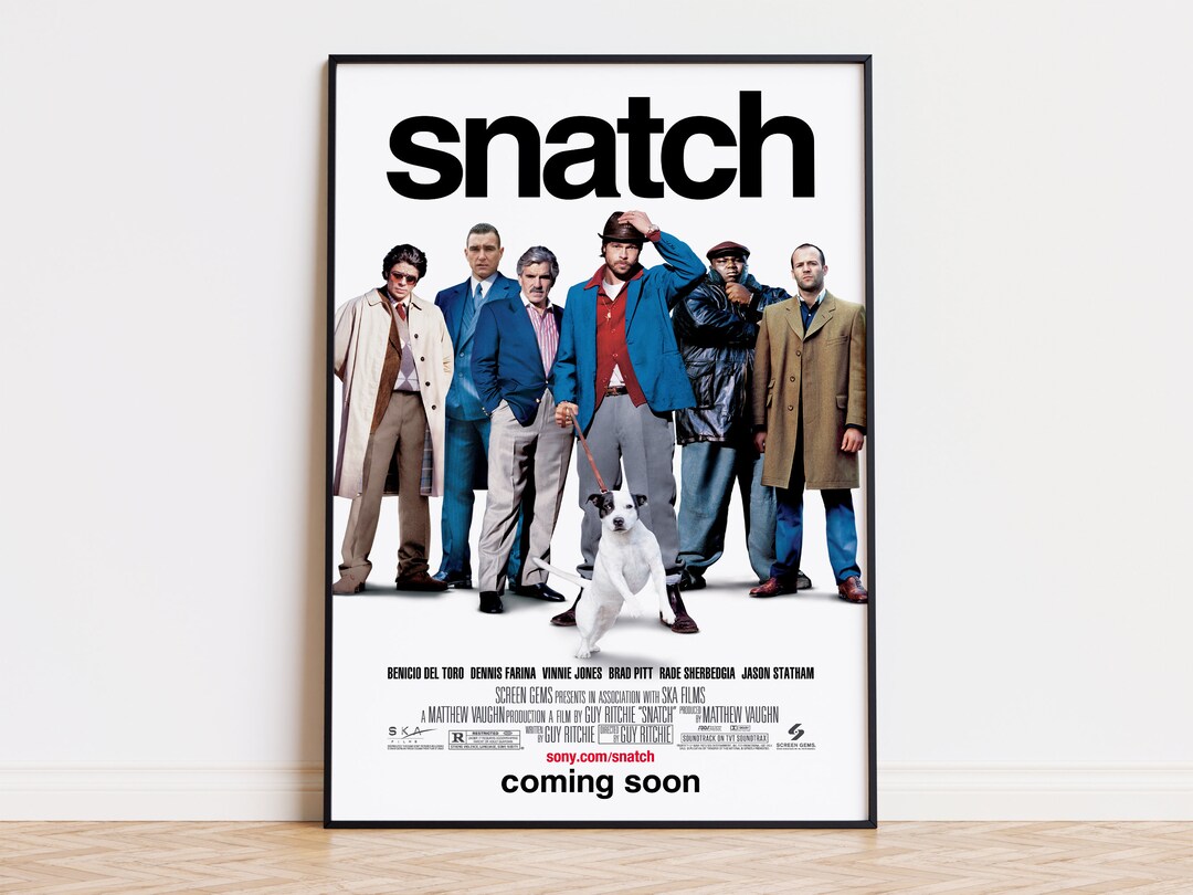 Snatch - Movie Poster | Digital Download | High Quality Ready to Print ...