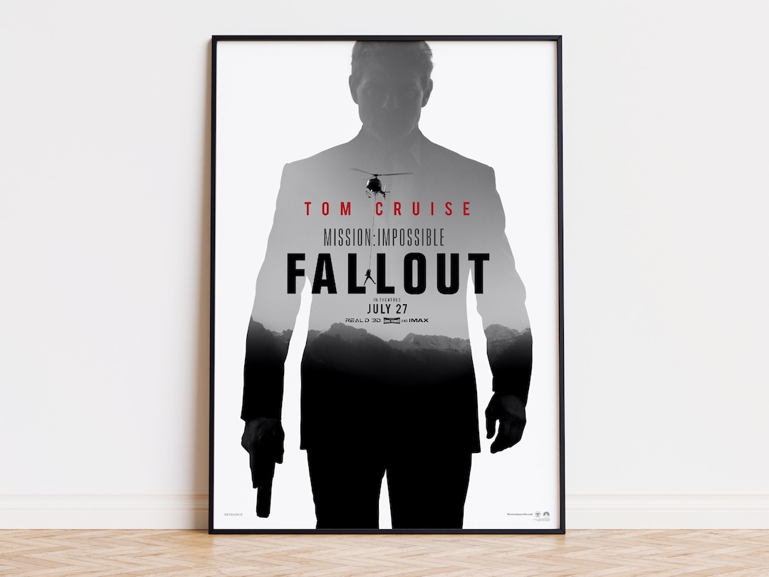 Mission - Impossible - Fallout - Movie Poster | Digital Download | High ...