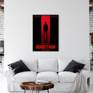 Monkey Man - Movie Poster | Digital Download | High Quality Ready to ...