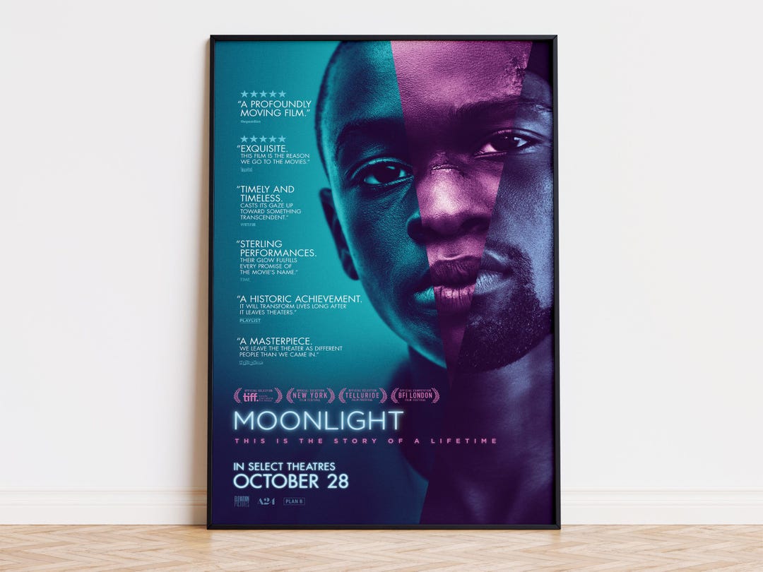 Moonlight - Movie Poster | Digital Download | High Quality Ready to ...