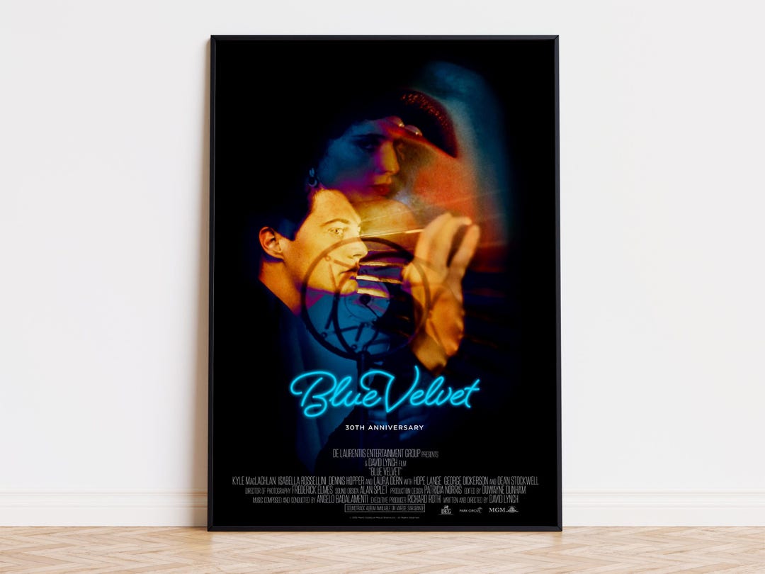 Blue Velvet - Movie Poster | Digital Download | High Quality Ready to ...