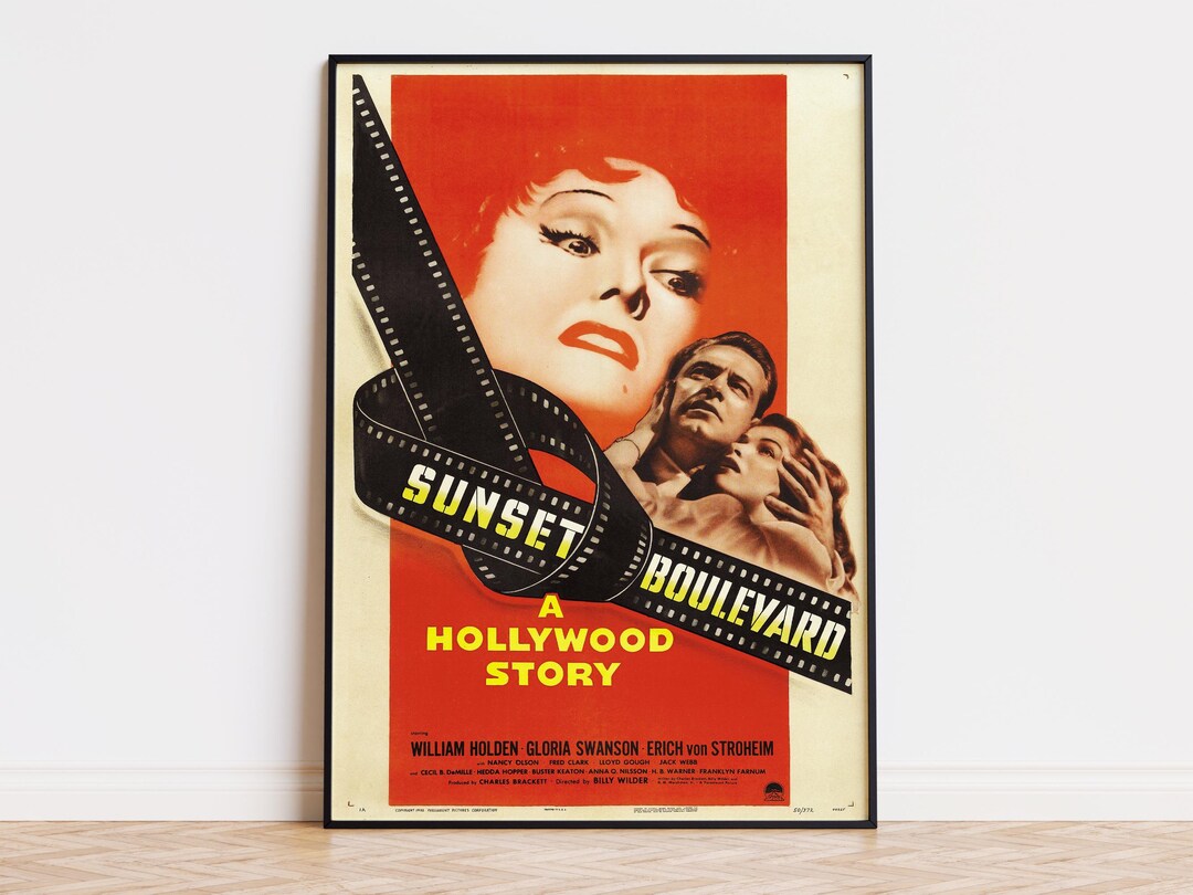 Sunset Blvd. - Movie Poster | Digital Download | High Quality Ready to ...